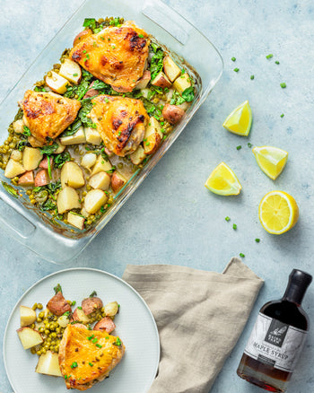 Maple Roasted Spring Chicken & Vegetables – Baird Farm Maple Syrup